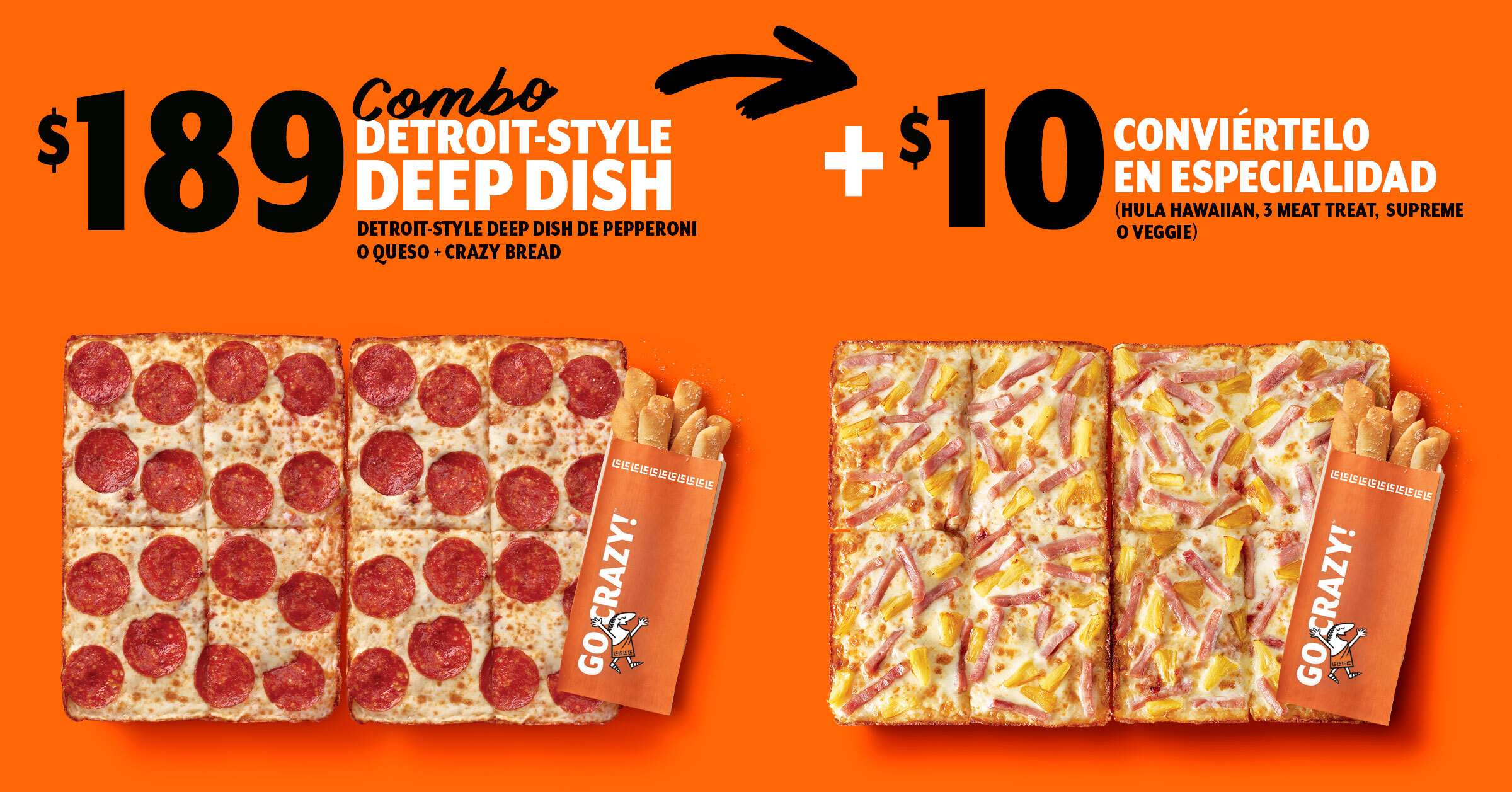 Little Caesars Menú Servicio a Domicilio