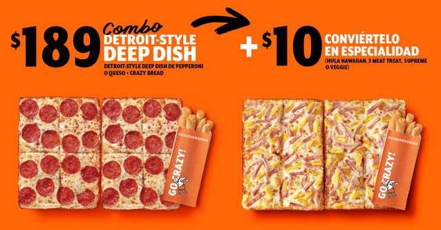 Little Caesars Menú Servicio A Domicilio