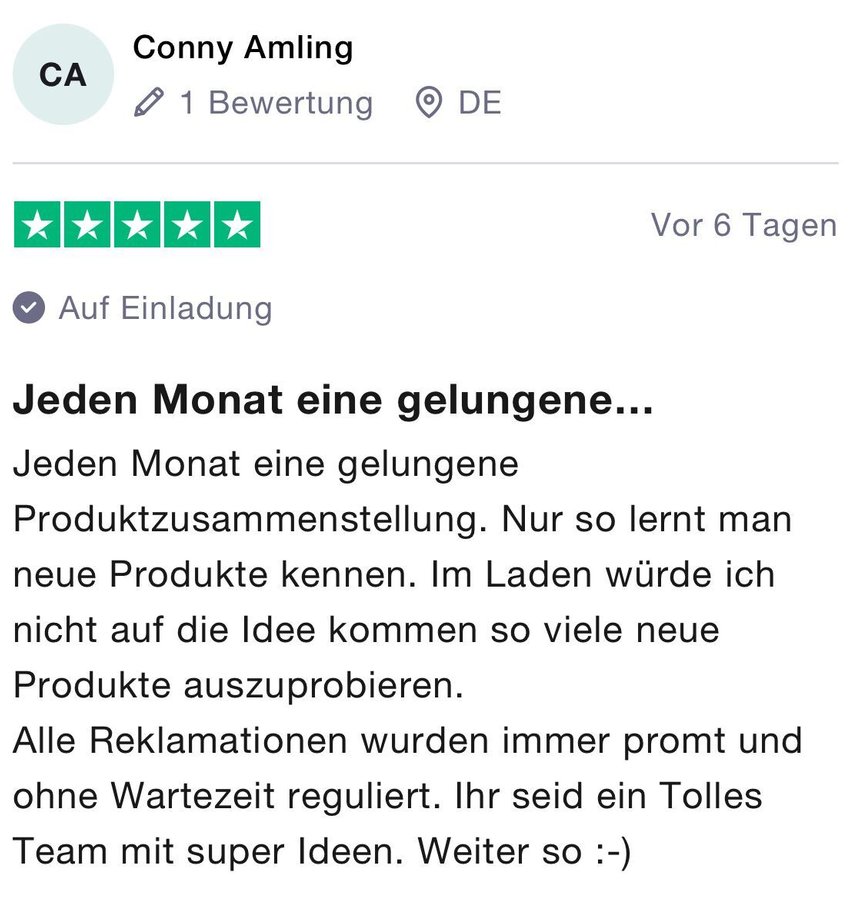 DEGUSTABOX: Geschmacksabenteuer im Abo