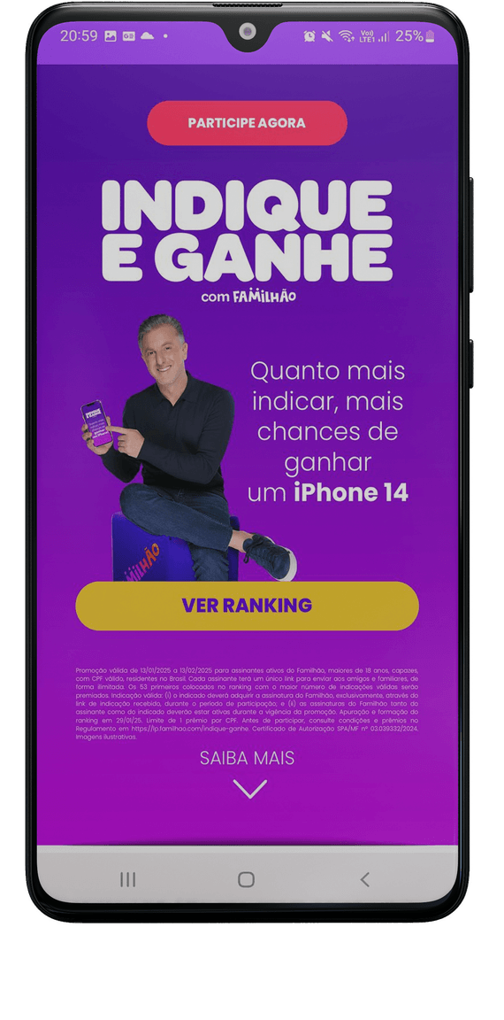 Familhão | Indique e ganhe!