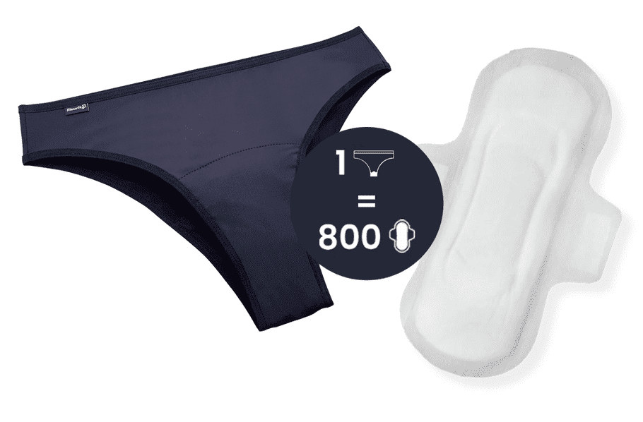 Calcinha Absorvente Que Substitui os Absorventes Descartáveis