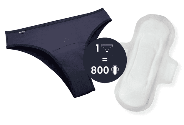 Calcinha Absorvente Que Substitui os Absorventes Descartáveis