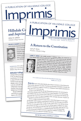 Imprimis | Hillsdale College | Subscribe now, for free