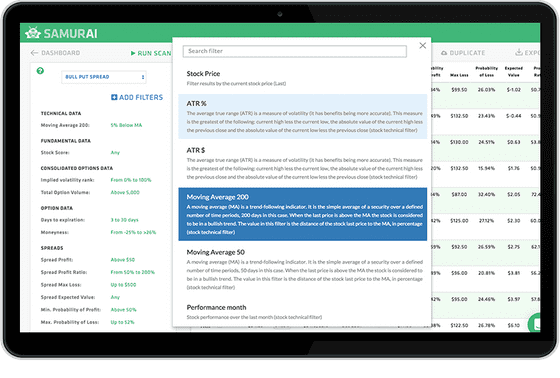 Option samurai | Best option scanner on the web