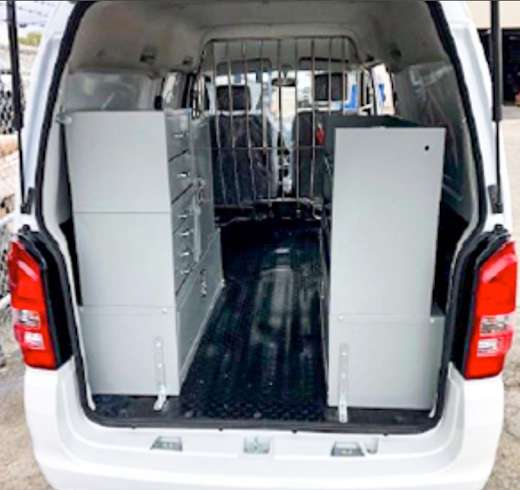Tools and Material Storage for Vans