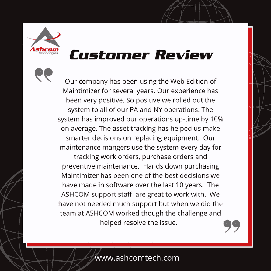 Find these reviews and more at https://www.capterra.com/p/9453/MaintiMizer/