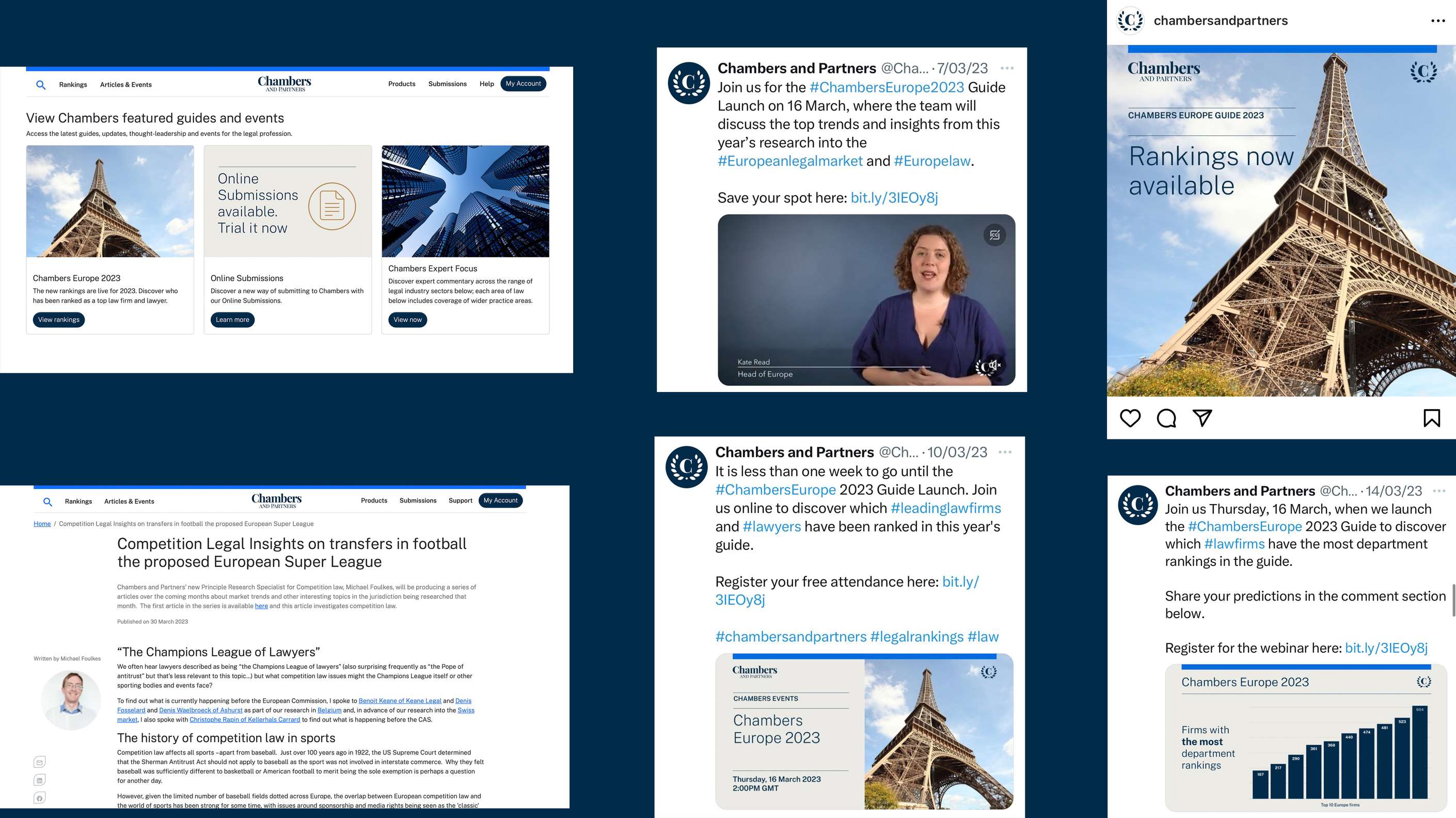 Chambers and Partners | Europe Guide Activity