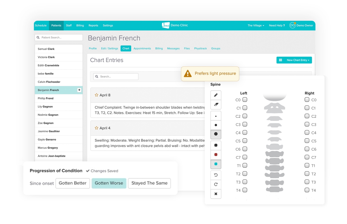 EMR for Chiropractors | Jane App