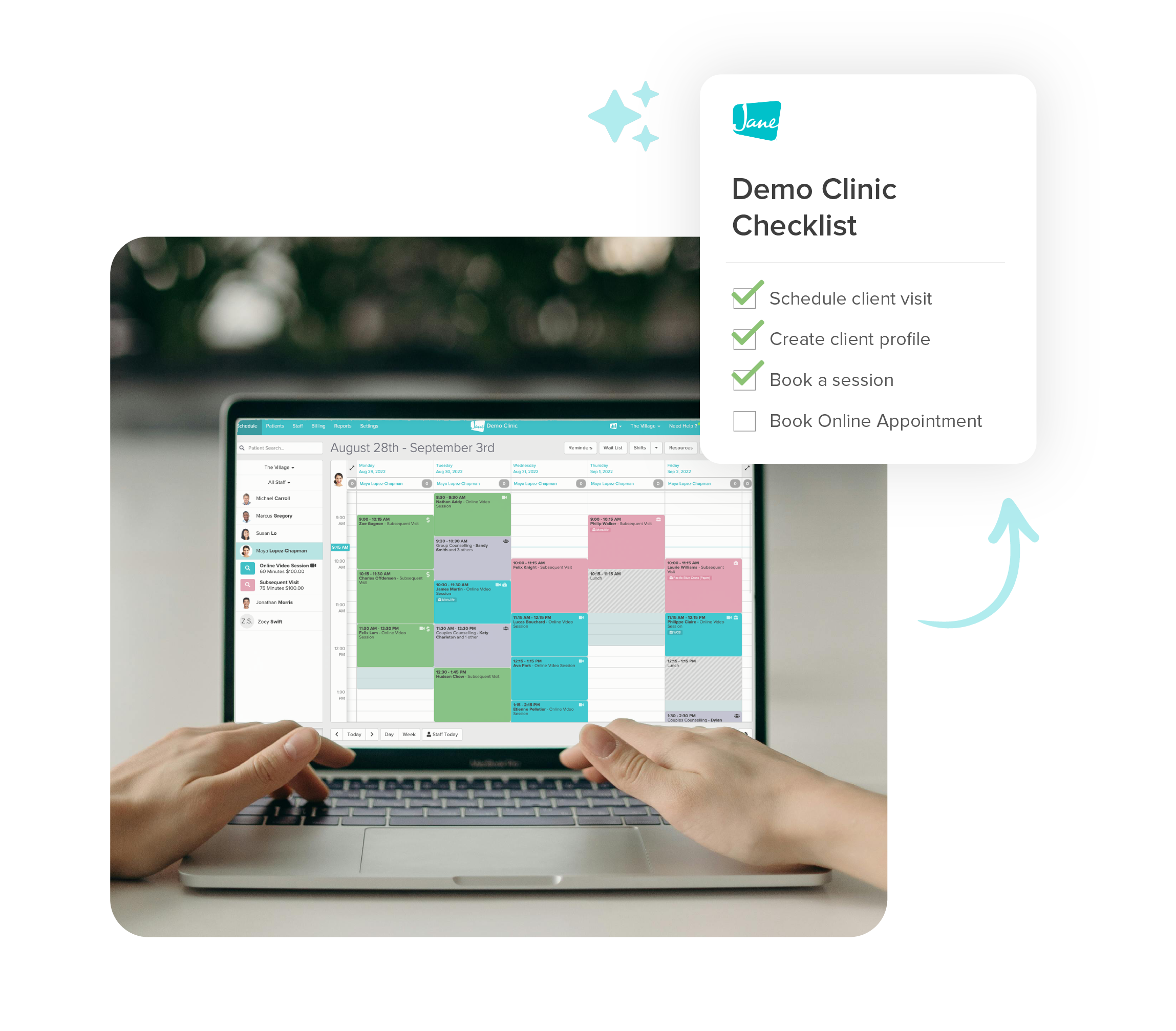 Get started with Jane.