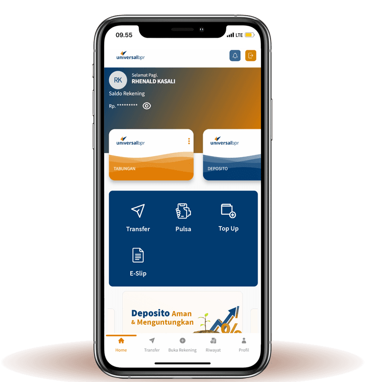 Universal Mobile Banking | Bank Universal BPR