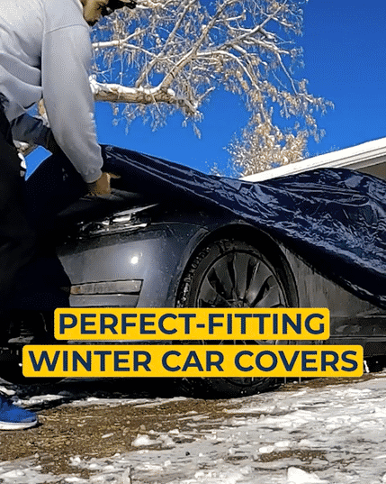 Winter & Snow Car Cover With Lifetime Warranty To Protect your Vehicle
