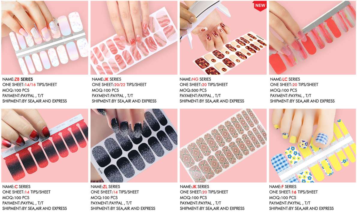 HUI ZI-Nail polish wraps