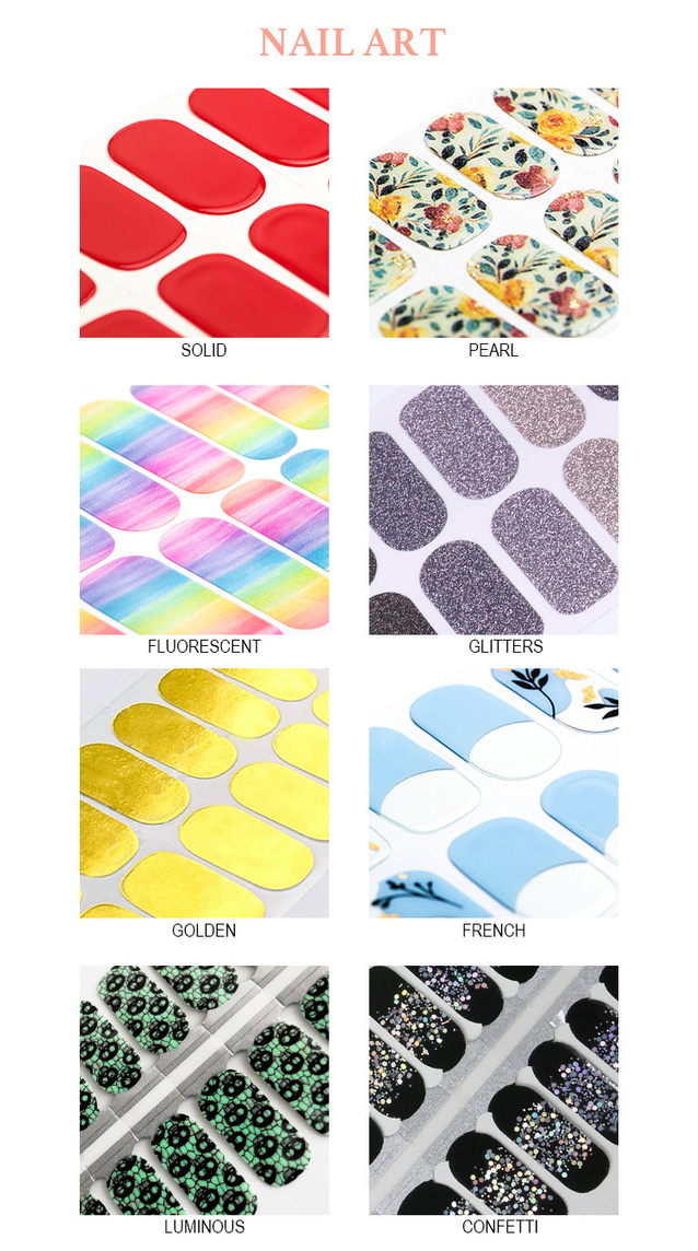 HUI ZI-Nail polish wraps