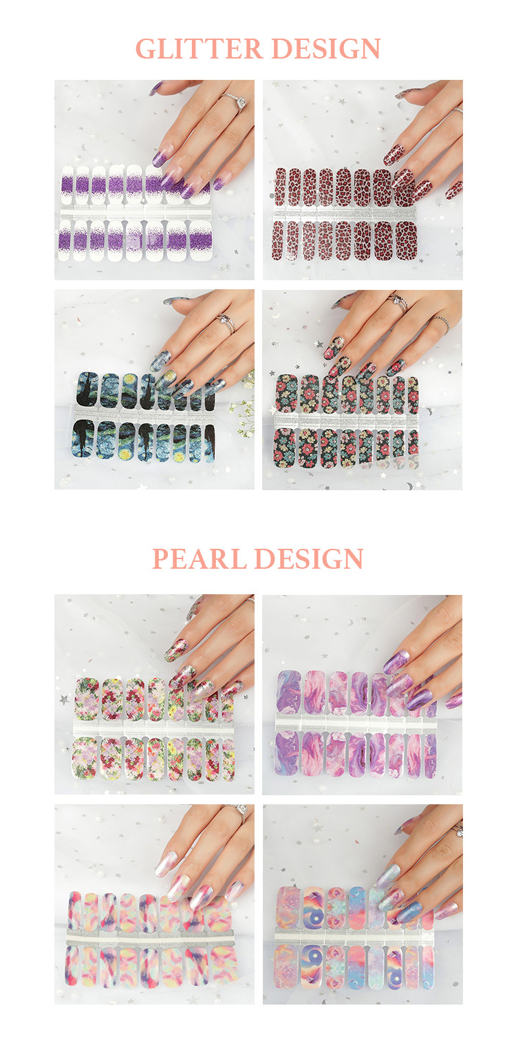 HUI ZI-Nail polish wraps