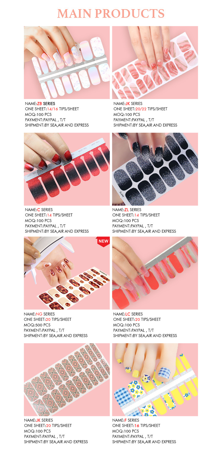 HUI ZI-Nail polish wraps