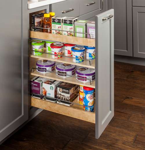 "No Wiggle" Tray Divider Pullout