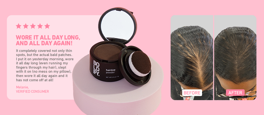 The ultimate hair enhancement powder