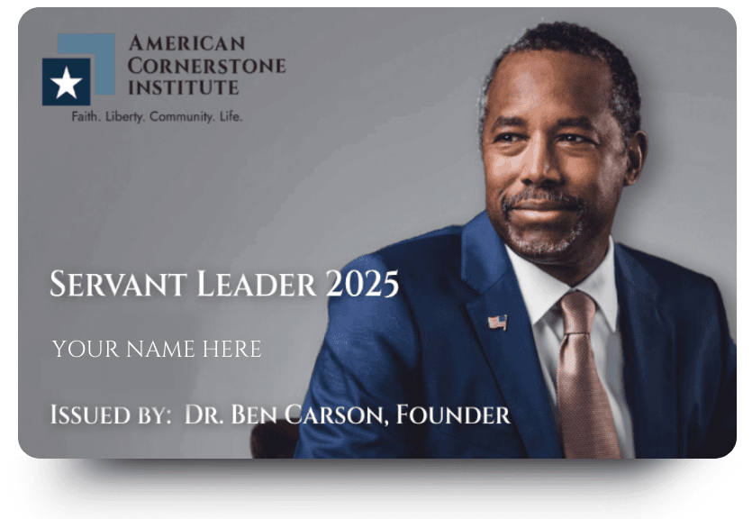 Servant Leader Pledge | American Cornerstone Institute