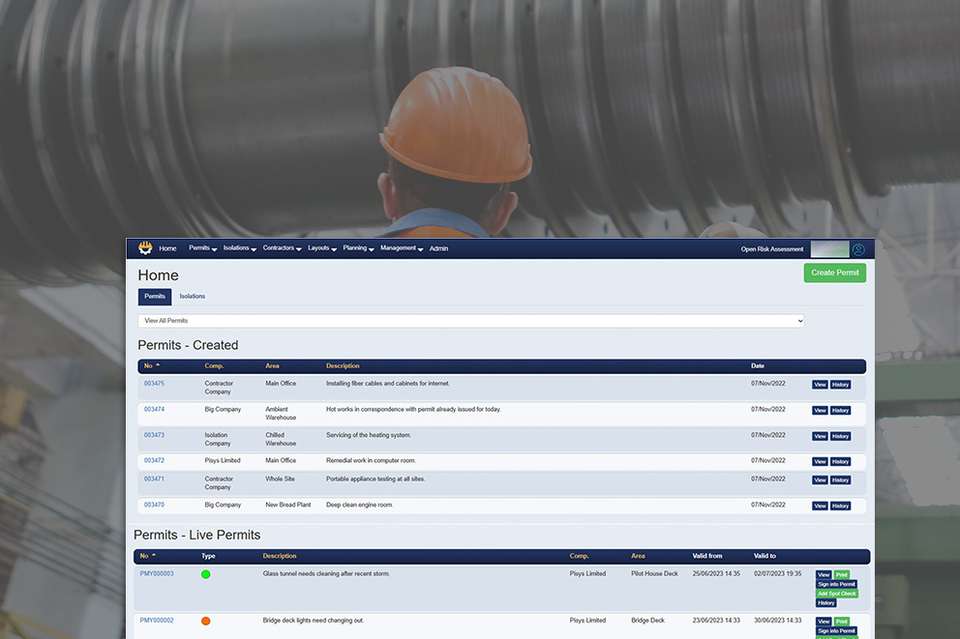 Permit To Work Software – Pisys Limited | HSEQ Software