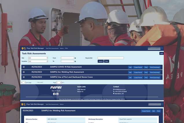 Permit To Work Software – Pisys Limited | HSEQ Software