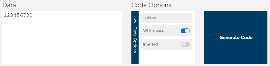Opticon Barcode Generator