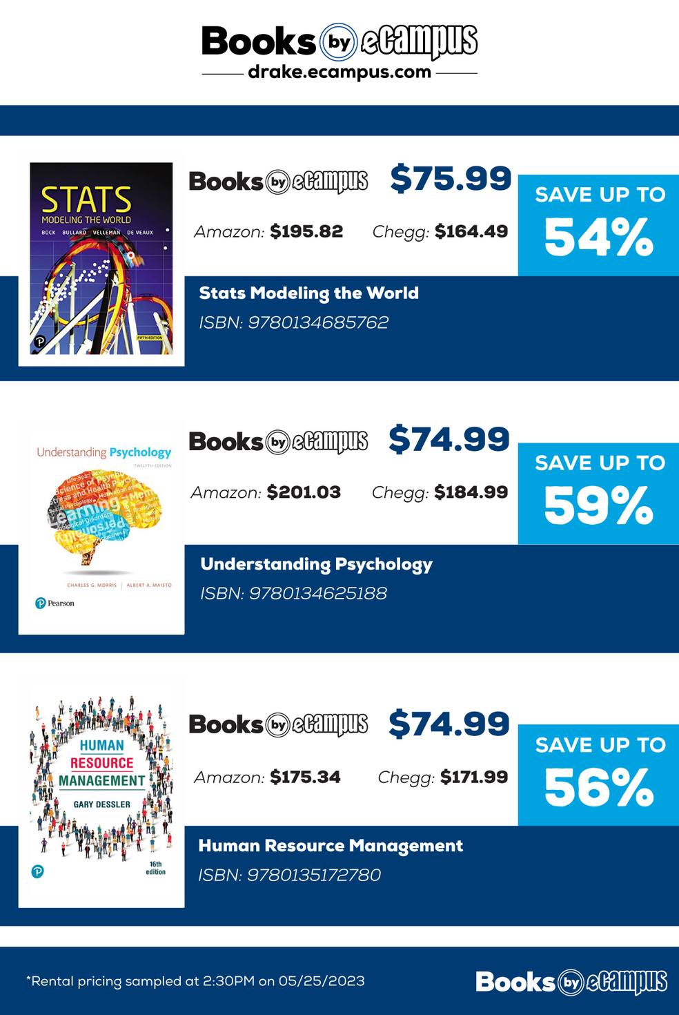 Drake University Virtual Bookstore - Books by eCampus