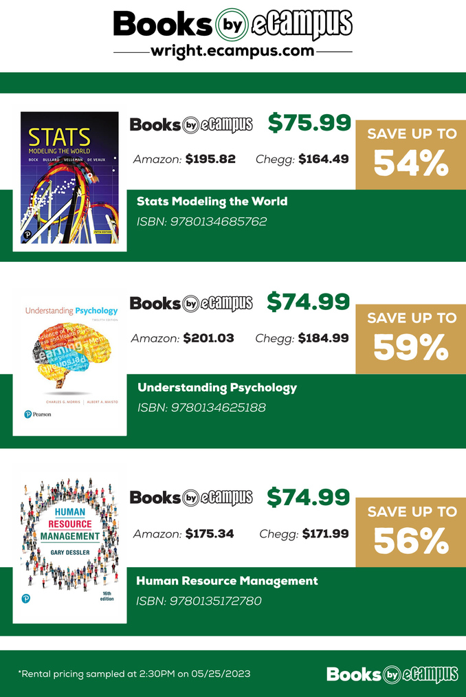 Wright State University Online Bookstore - Books by eCampus