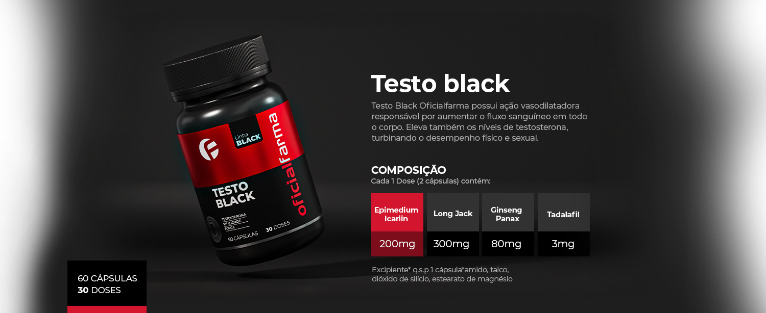 Testo Black | Linha Black