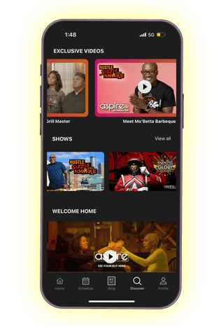 Download the free aspireTV app