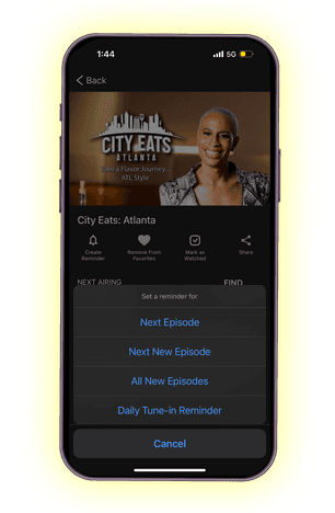 Download the free aspireTV app