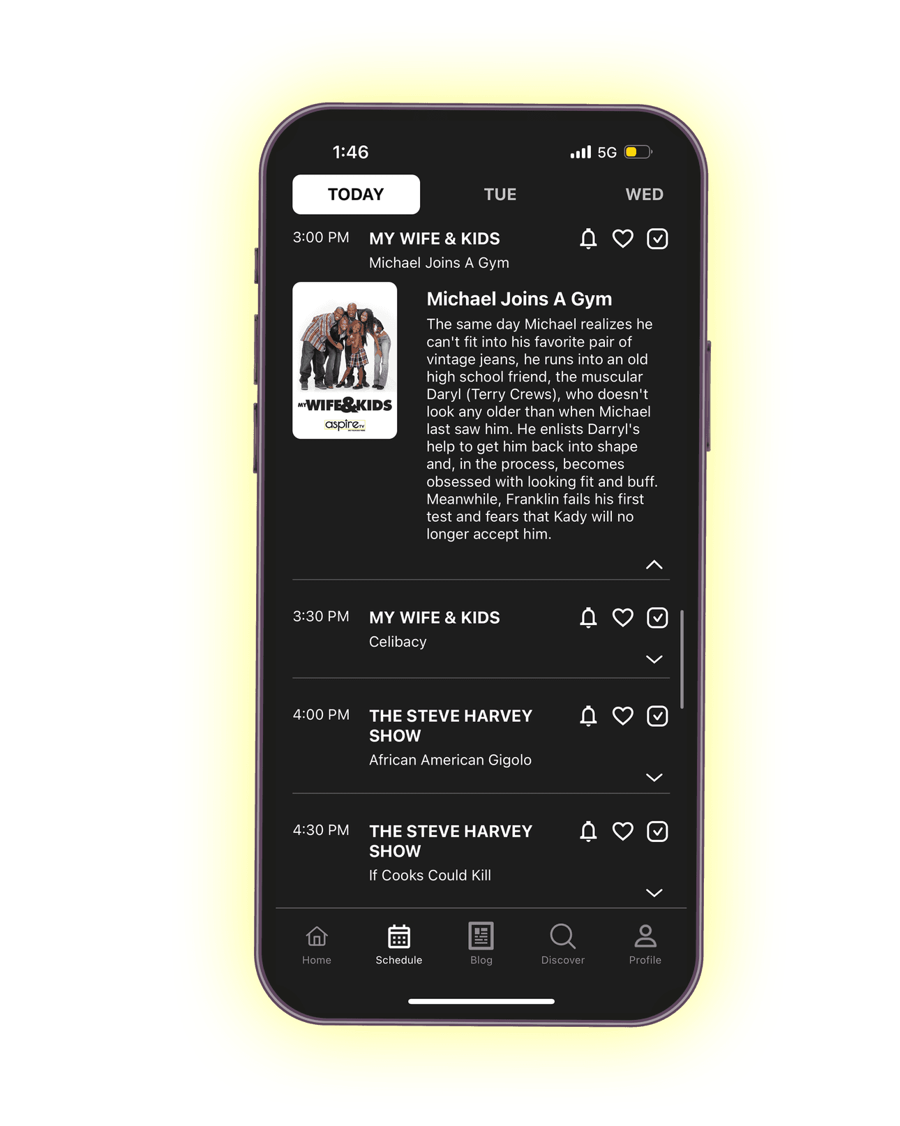 Download the free aspireTV app