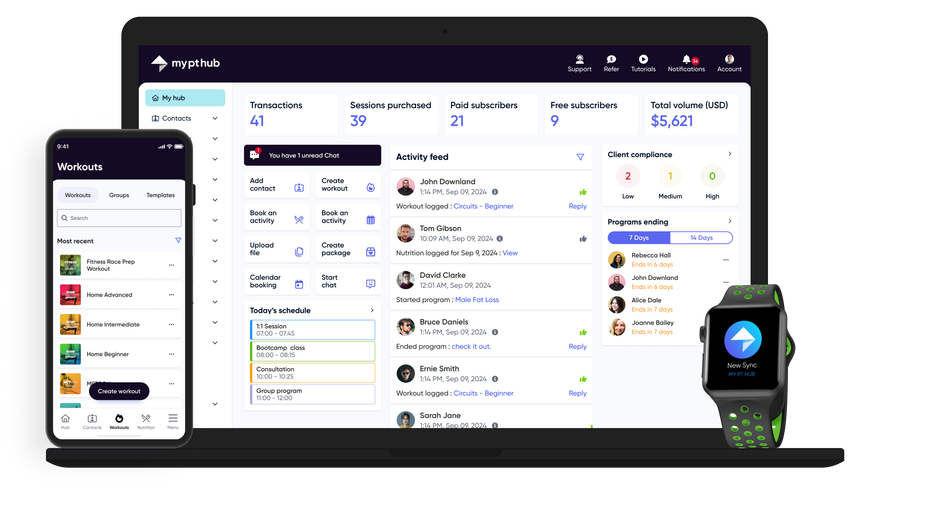 MY PT Hub - The All-In-One Software for Coaches, Personal Trainers & Clubs