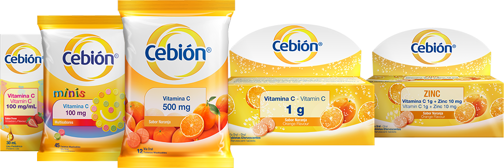 Fortalece tus defensas con Vitamina C | Cebion®