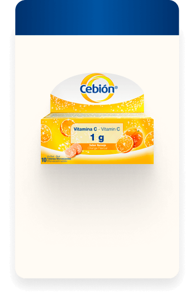 Fortalece tus defensas con Vitamina C | Cebion®