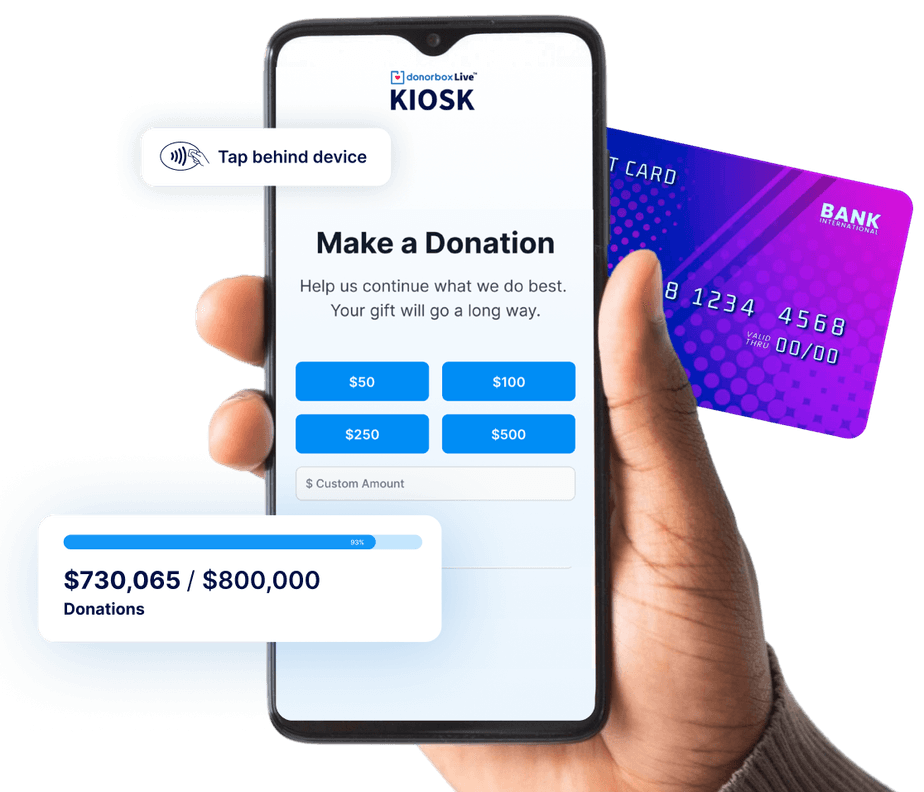 Tap to Donate Solution for Nonprofits