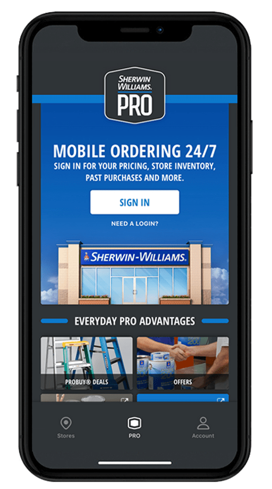 Sherwin Williams PRO Account | Complete Your Online Profile