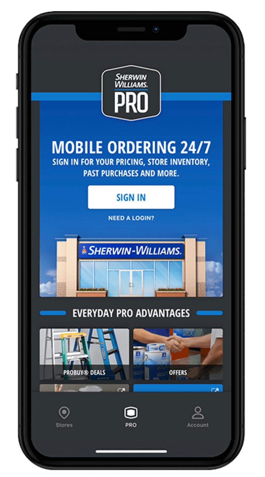 Sherwin Williams PRO Account | Complete Your Online Profile