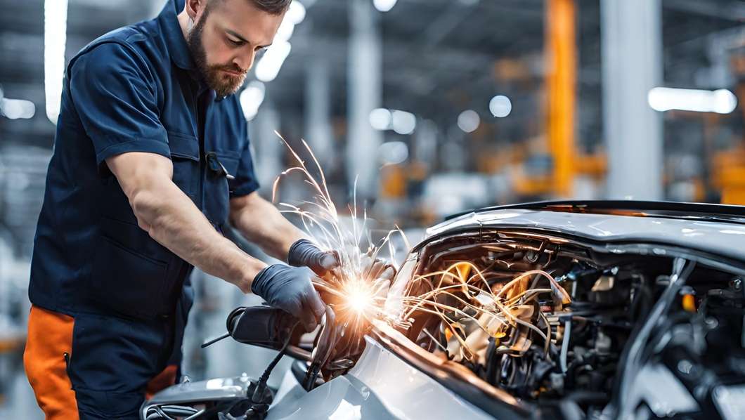 de cargas eléctricas durante la manufactura de vehículos eléctricos