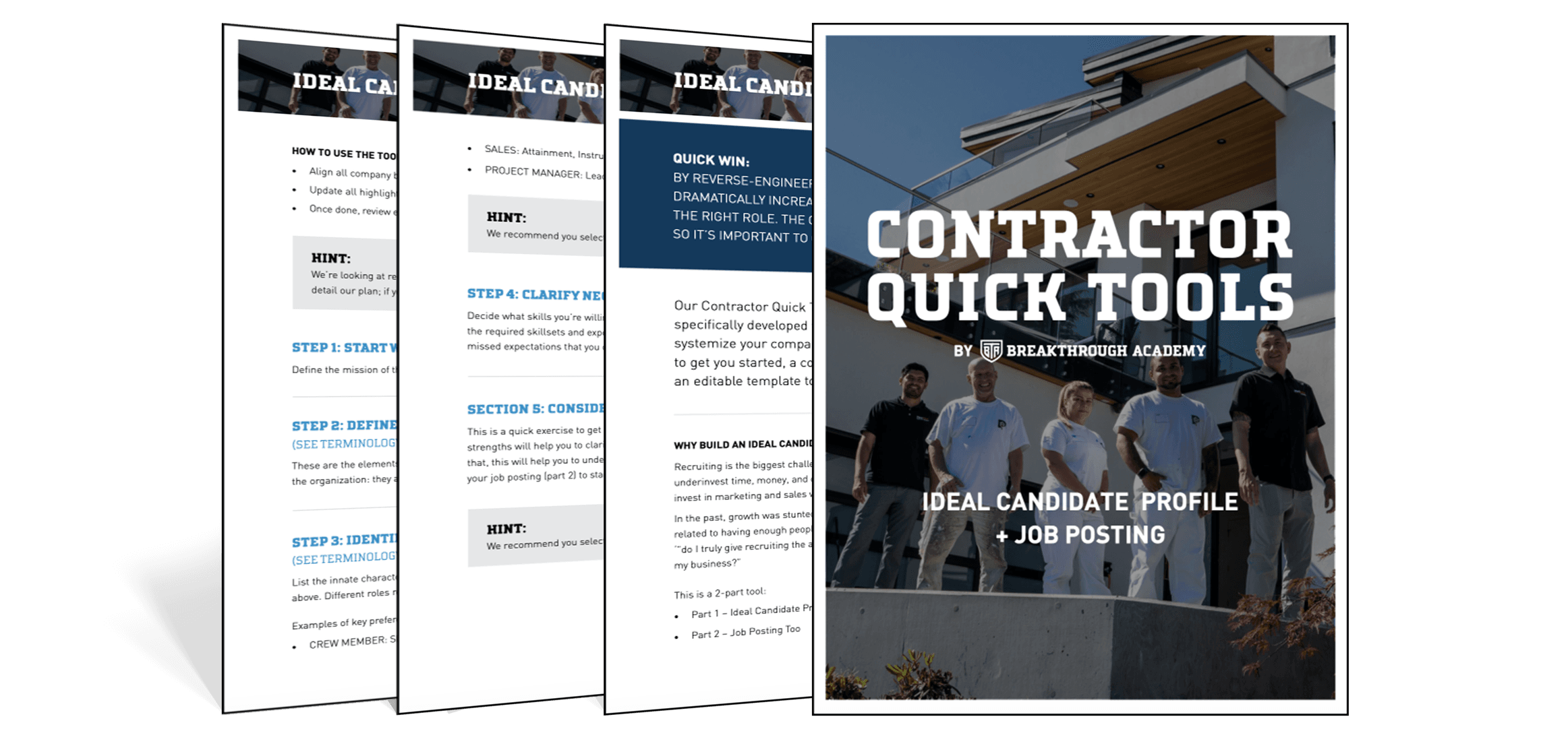 Contractor Quick Tool: Ideal Candidate Profile & Job Posting Tool