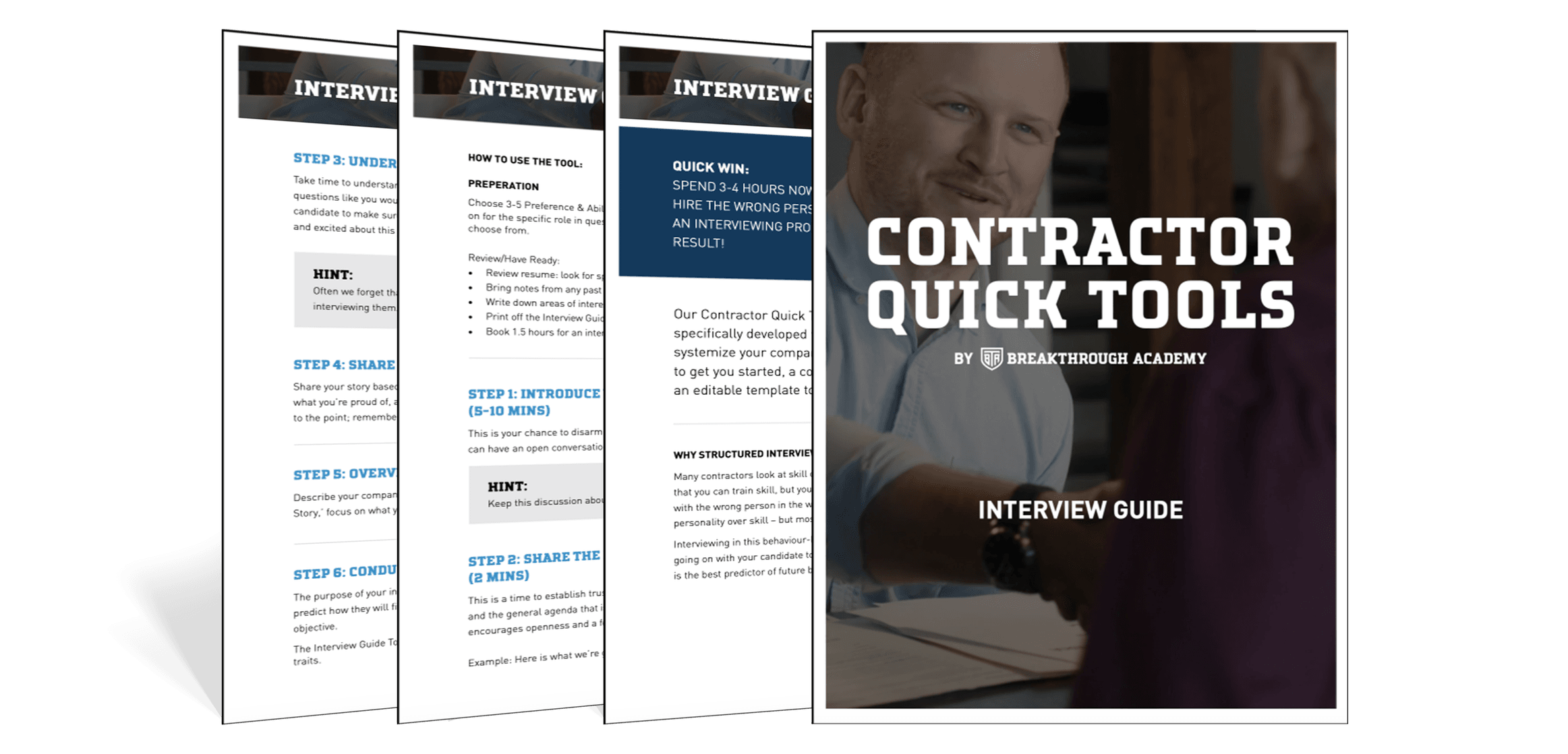 Contractor Quick Tool: Interview Guide Tool
