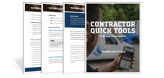 Contractor Quick Tool: Tech Stack Tool