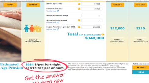 Your Age Pension made easy - Retire Planner tool