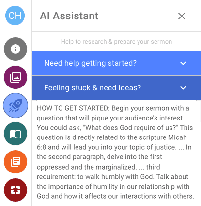 AI Sermon Assistant | Sermon Maker