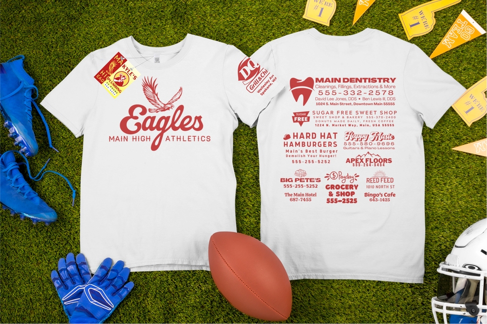 All-American T-Shirts - High School Support Program
