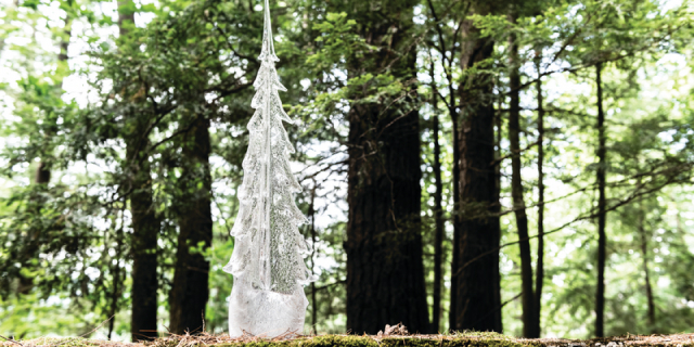 High quality, handmade glass trees