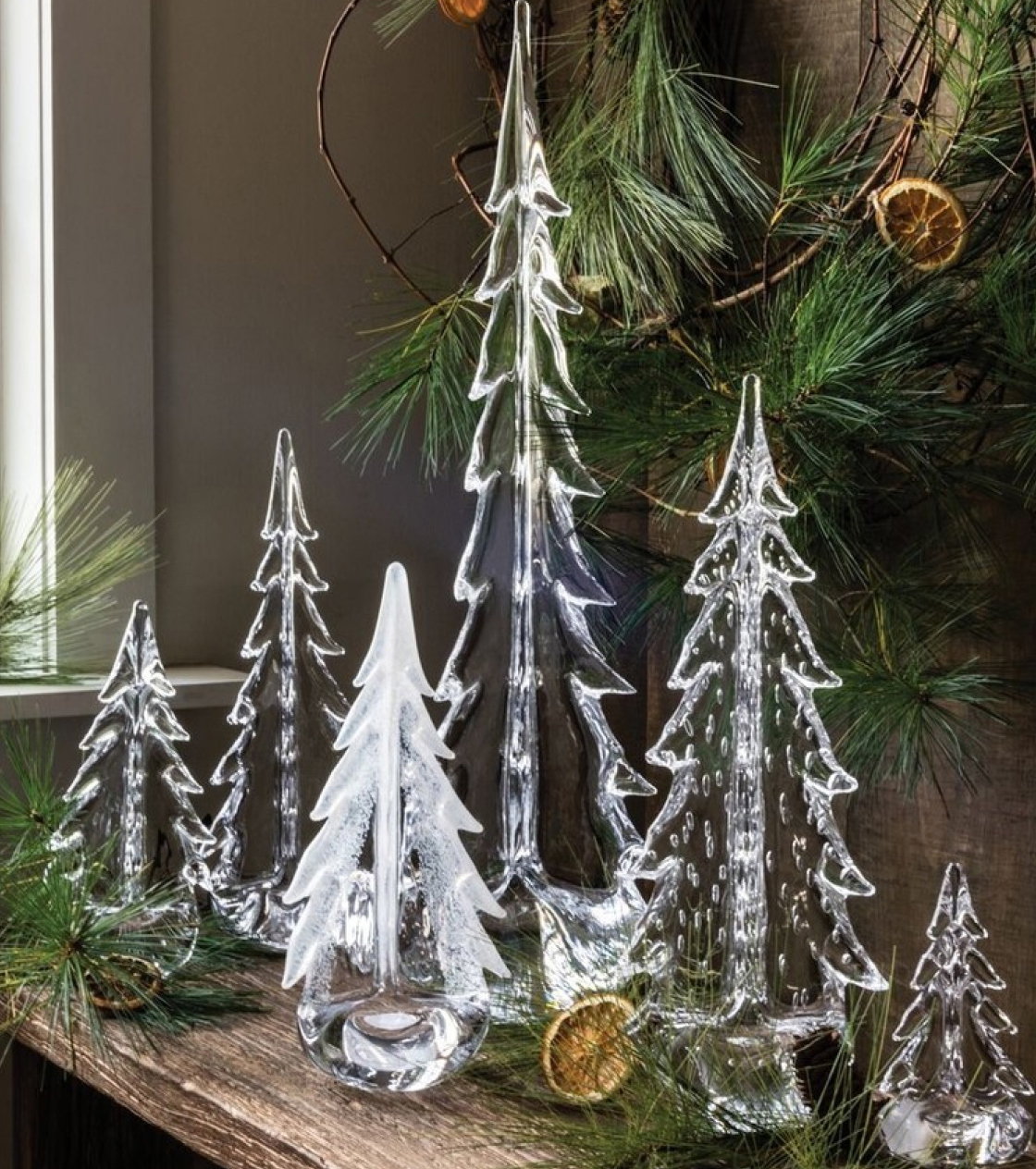 High quality, handmade glass trees