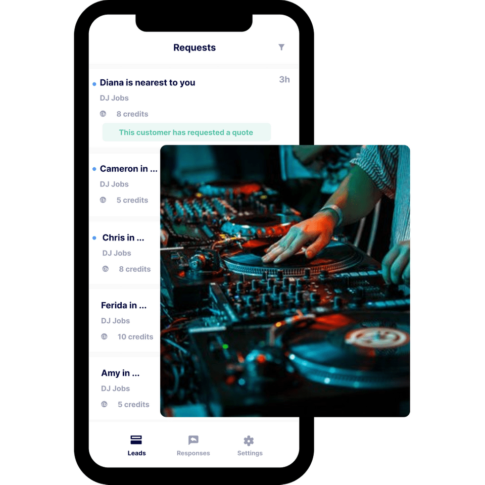 Find DJ Clients | Find DJ Jobs | Find DJ Leads | Find Work As A DJ ...