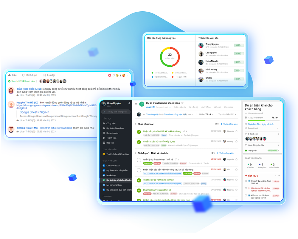 Base Workplus - Phần mềm quản lý công việc và quy trình toàn diện