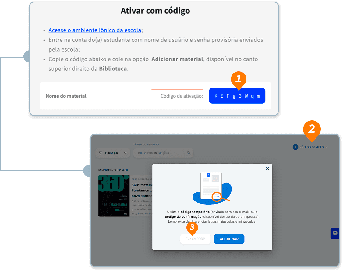 Já os novos estudantes precisam ser cadastrados na iônica