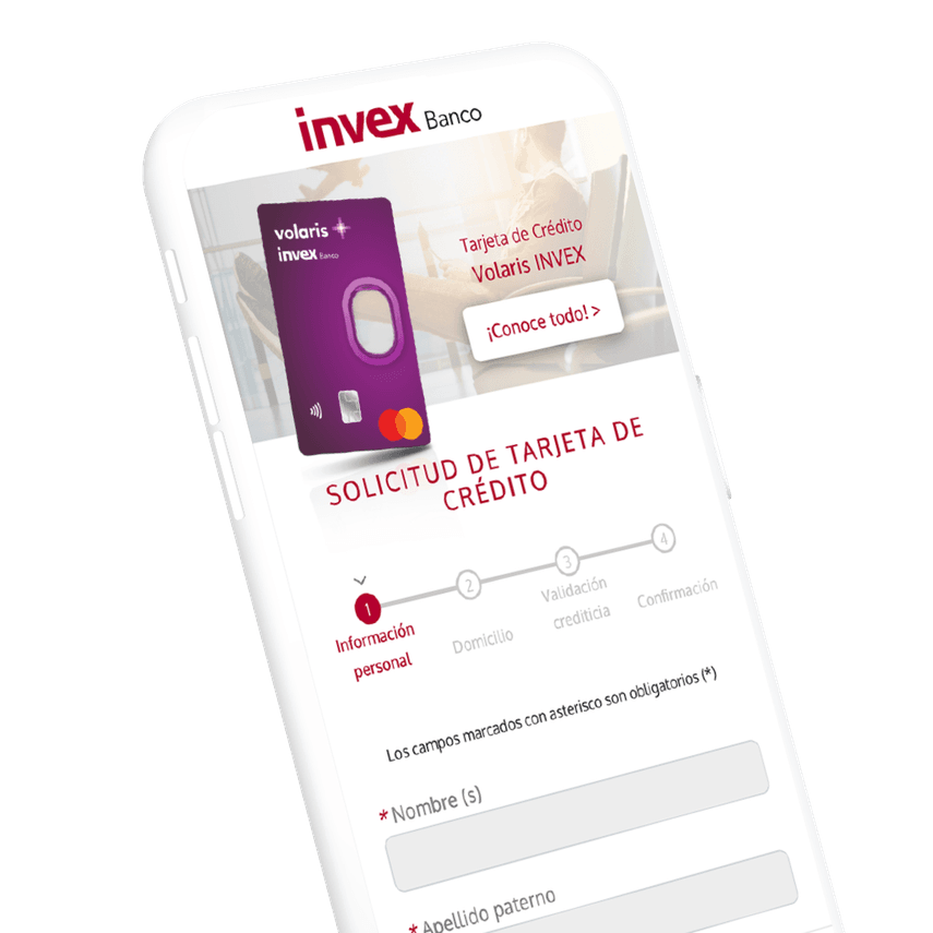 Tarjeta de Crédito Volaris INVEX